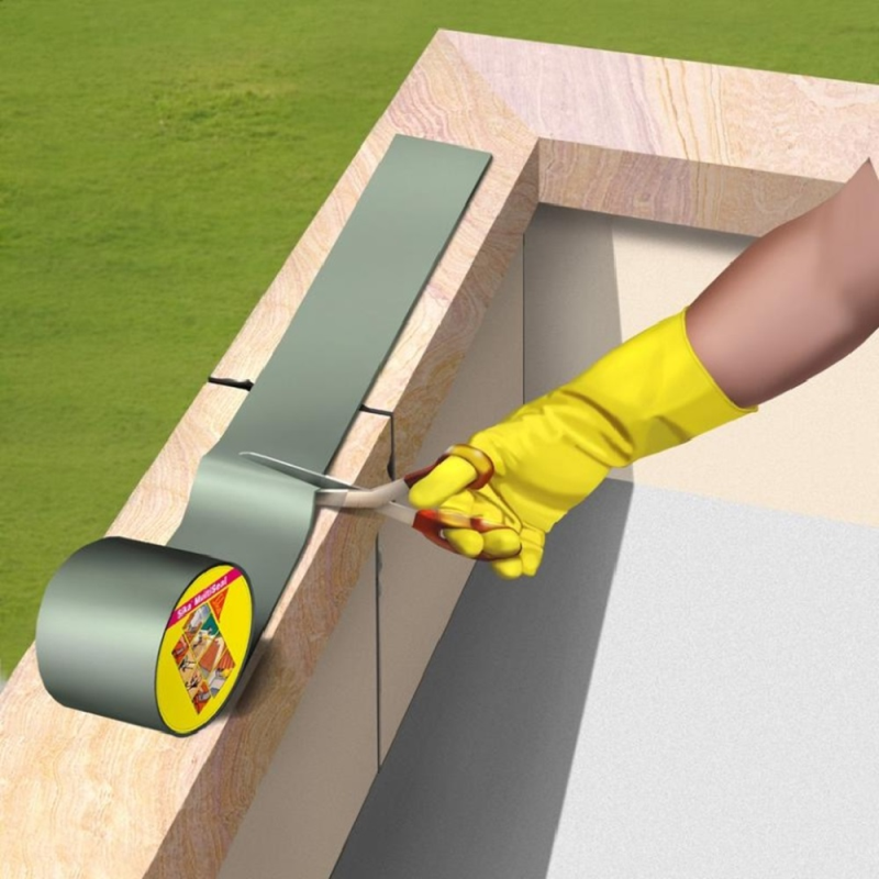 SIKA MULTISEAL S ALUMINIO 10 MM X 10 MT (CINTA BITUMINOSA SELLADO UNIONES)